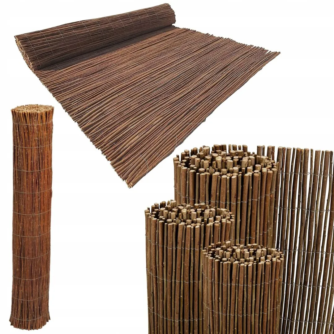 Prútené ploty, drevené palisády, plot z prútia, zástena | DrevenyDomcek.sk